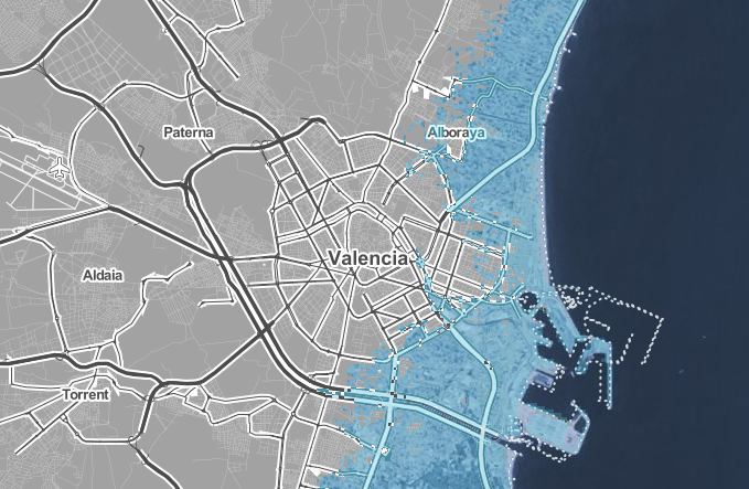 València entre la desertificación y la inundación
